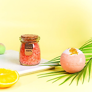 Gifts for Women, Mom, Wife, Girlfriend, Sister, Mothers Day, Birthday, Christmas, Valentine's Day Gifts-Lavender Spa Gift Basket Set(Orange)