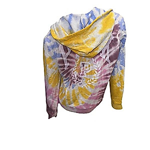 Victoria's Secret Pink Everyday Lounge Perfect Full Zip Hoodie Color Tie Dye Size Medium New