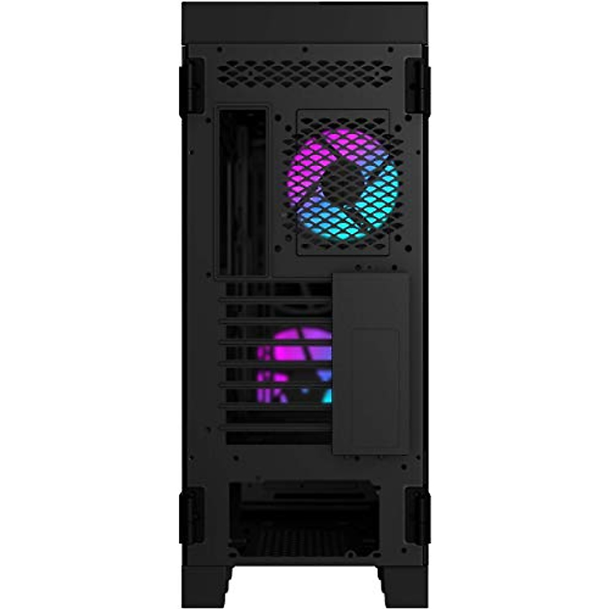 MSI MPG SEKIRA 500X Full Tower Gaming Computer Case (Black, 3X 200mm ARGB + 1x 200mm + 1x120mm ARGB Fans, 8 Channel ARGB Hub, USB Type-C, Tempered Glass, MSI Center, E-ATX, ATX, mATX, Mini-ITX)