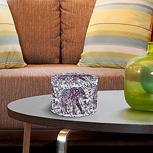 VRUPINZE 2.5 Inch Boho Grinder, Large Spice Grinder（Colorful Elephants Pattern）