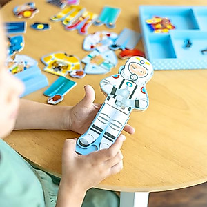 Melissa & Doug Julia Magnetic Dress-Up Wooden Doll Pretend Play Set (25+ pcs)