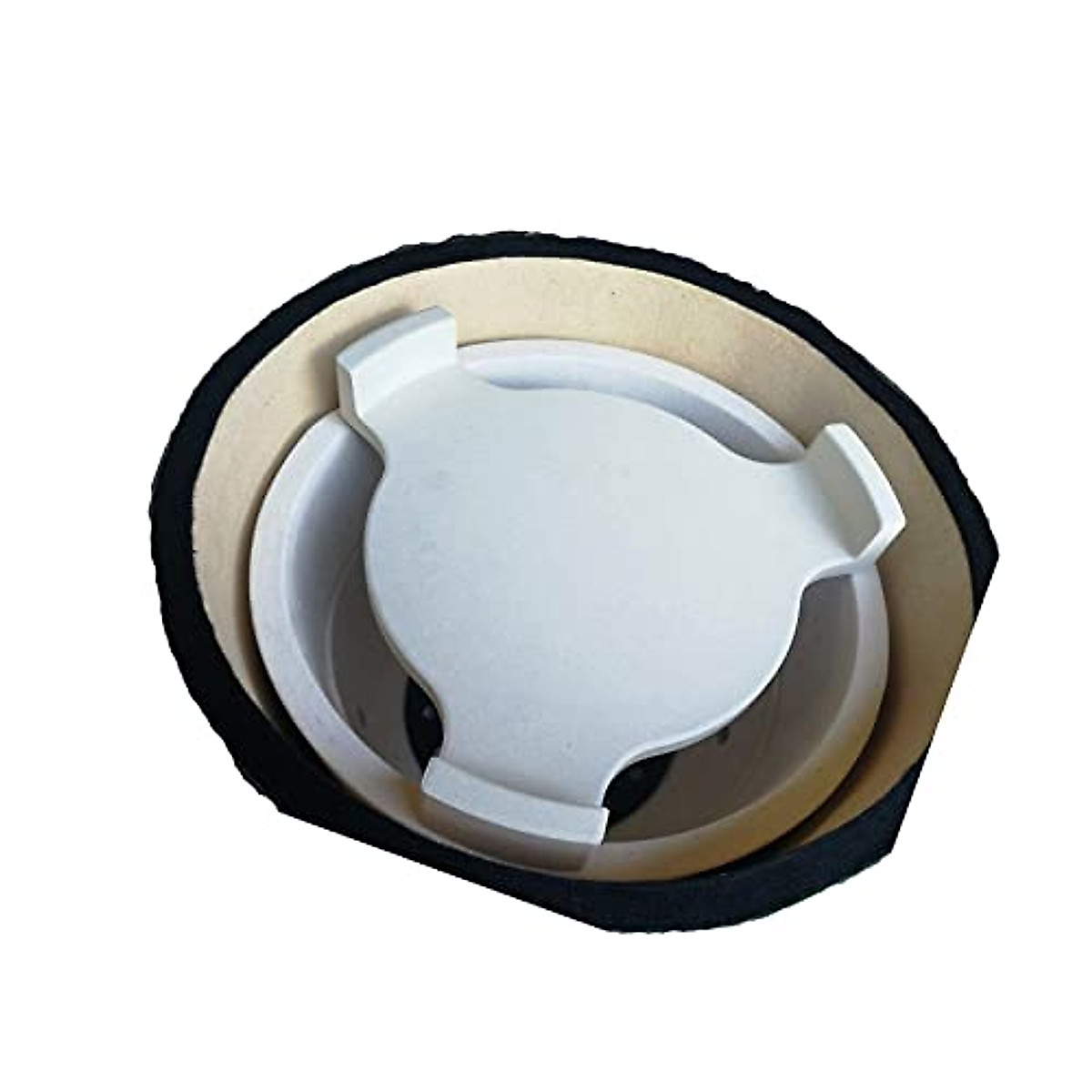 Cmanzhi 18" Plate Setter, Smoking Stone, Pizza Stone Replacement for 18" Large Big Green Egg Grill, 18" Kamado Grill, Chargriller 18" Akorn Kamado