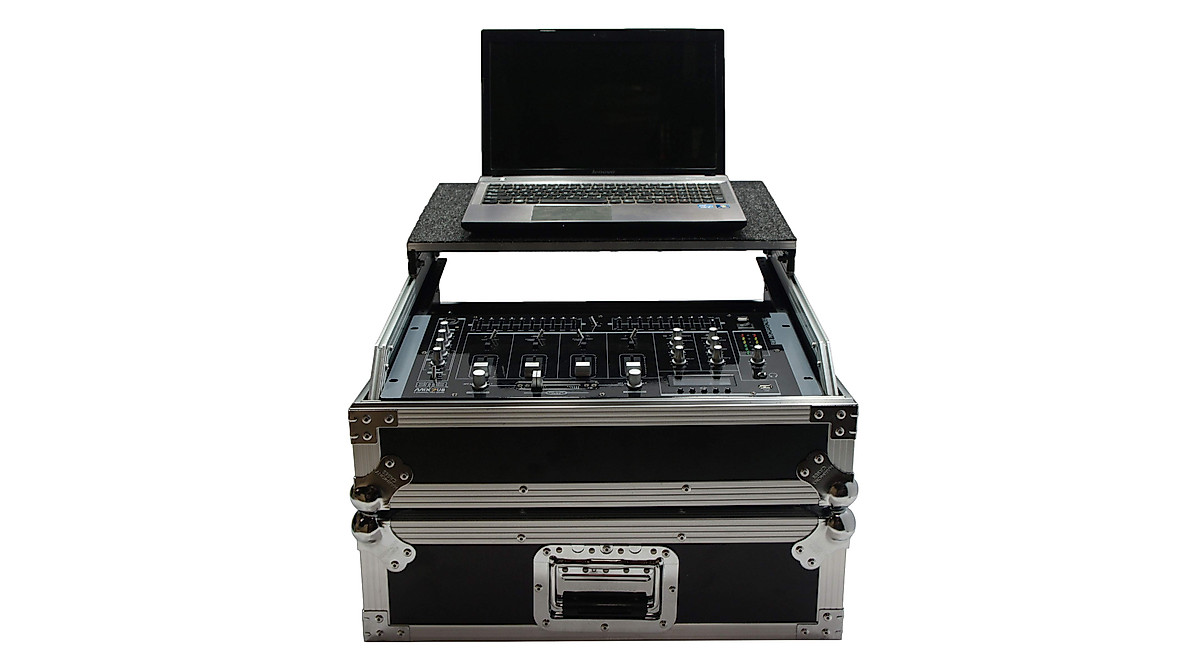 Harmony Audio 19" Mixer Flight Case w/ Glide Laptop Stand