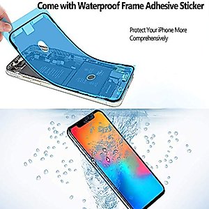 for iPhone XR Screen Replacement,LCD Display Touch Screen Assembly,Compatible with iPhone XR Screen Replacement 6.1 inch (Model A1984, A2105, A2106, A2108) with Screen Protector and Repair Tools