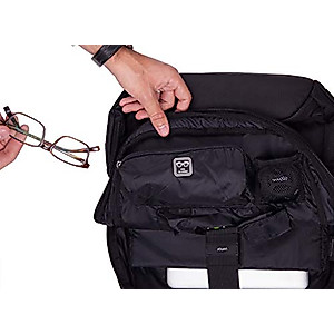 Genius Pack Intelligent Travel Backpack - Smart, Organized, Lightweight Backpack (Titanium)