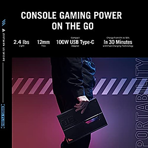 ASUS ROG Flow Z13 Gaming Tablet, 13.4” 4K Display, RTX 3050 Ti, 12th Gen Intel Core i9, 16GB RAM, 1TB SSD, XG Mobile Dock (RTX 3080), Detachable RGB Keyboard, Stylus, Win11, GZ301ZE-XS94-B