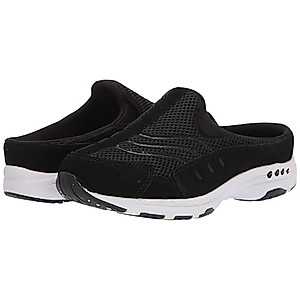 Easy Spirit womens Traveltime Mule, Traveltime Black Suede 960, 11 W