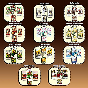 Lobyn Value Packs - 2 Coffee Kitchen Dish Towels, Matching Potholder & Oven Mitt Linen Set Steaming Style for Your Kitchen Decor Featuring Cafe Themes