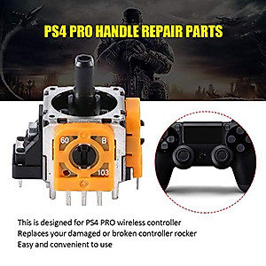 Module Thumb Stick Replacement 3D Analog Joystick for PS4 Pro Rodalind [Video Game]