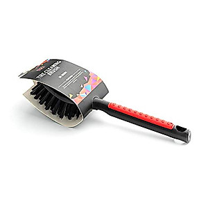 SGCB Tire Brush - Premium Auto Detailing Car Wash Brush for Cleaning Tire, Ergonomic Grip with Long Handle, Durable Use with PBT Bristle Tire Brush for Car Truck SUV & Motorcycle Tire Cleaning