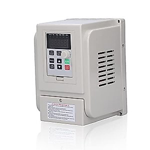 Wisoqu VFD Variable Frequency Drive,Single‑Phase 110VAC Input 3‑Phase 220VAC Output Variable Frequency Inverter,Motor Speed Controller,220V 1500W AT5‑1500X, default