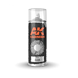 AK-Interactive Gloss Varnish Spray (USA) 400ML 1044 - Model Building Paints and Tools # AK044