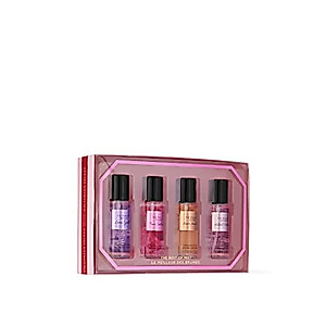 Victoria's Secret Fragrance Mist Collection 4 Piece Mini Mist Gift Set: Love Spell, Pure Seduction, Bare Vanilla, & Velvet Petals