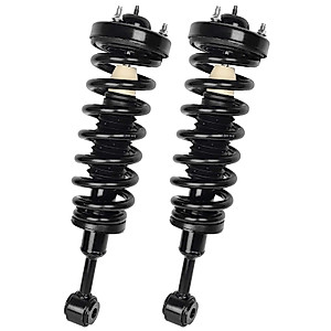 AUTOSAVER88 Front Complete Struts Compatible with 2004-2008 Ford F150, 2006-2008 Lincoln Mark Lt 4WD Shock Absorber Coil Spring Assembly