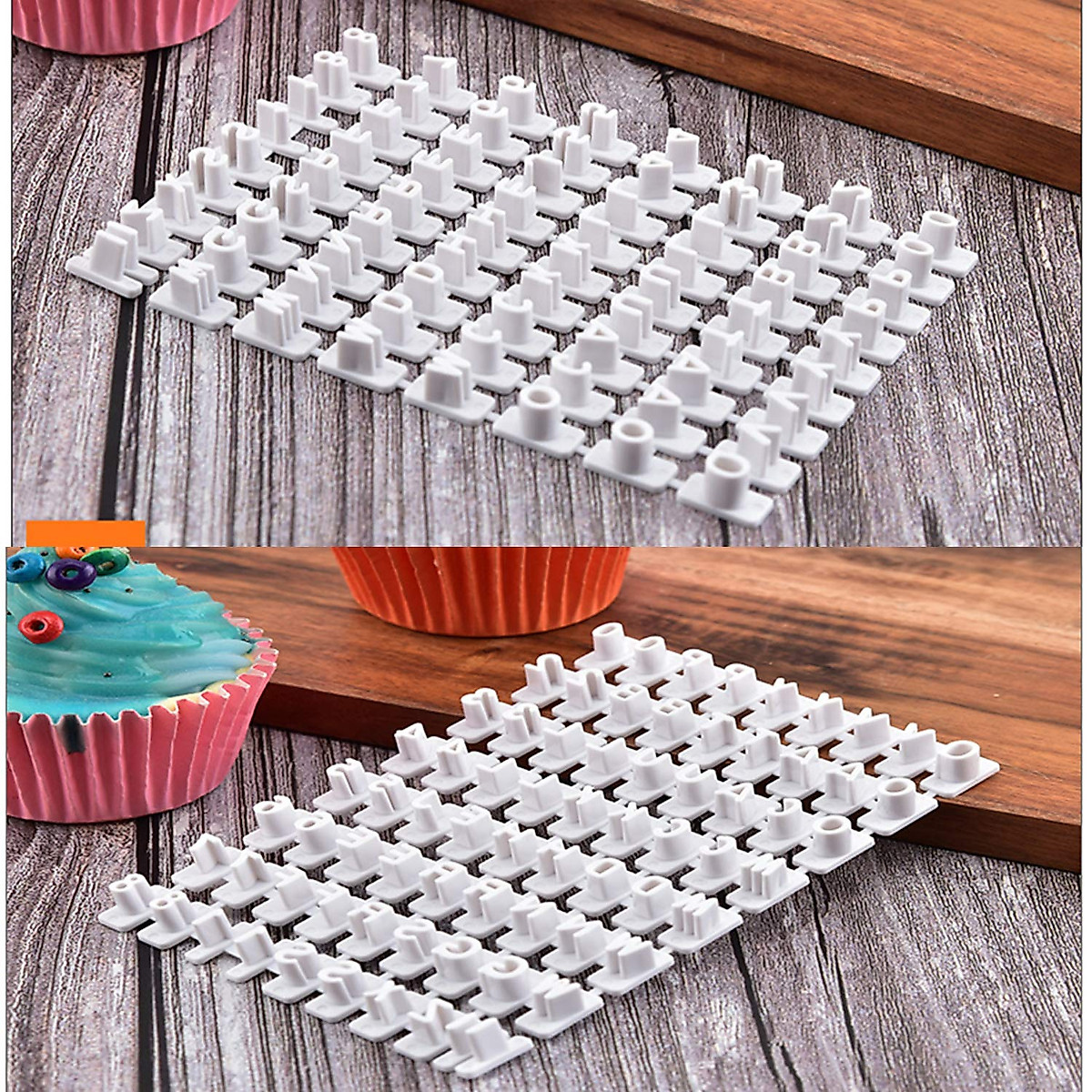 YouU Alphabet Number Cookie Biscuit Letter Stamp Alphabet Cookie Stamp Set for Cookie Decorations Embosser Cutter Fondant DIY Tool