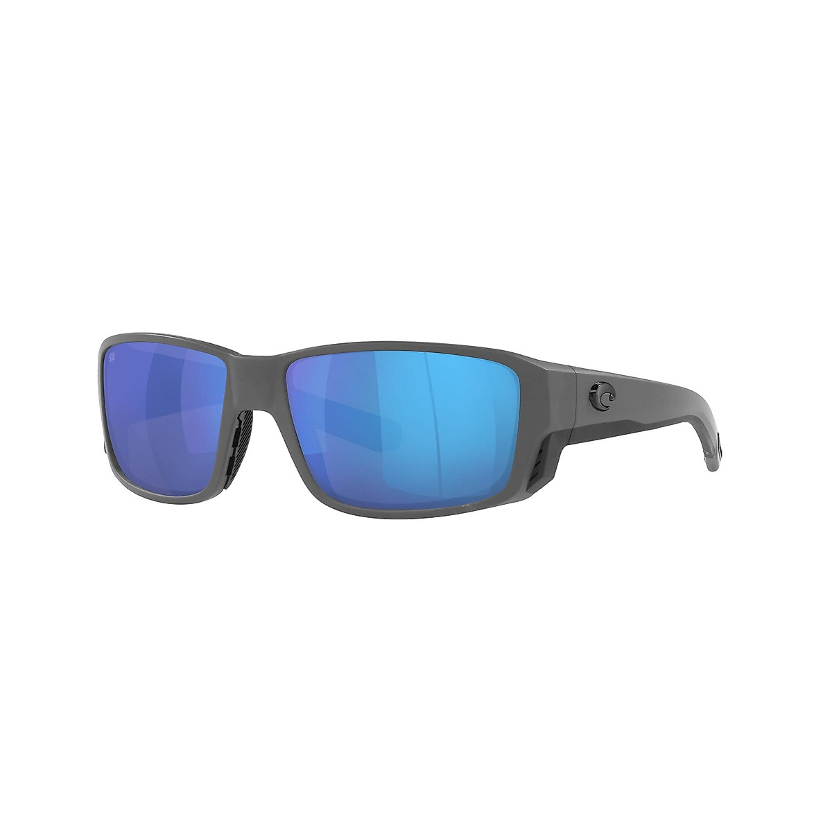 Costa Del Mar Mens Tuna Alley Pro Rectangular Sunglasses, Grey/Polarized Blue Mirrored 580G, 60 mm
