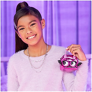 Purse Pets Micros, Baddie Bat Mini Kids Purse with Eye Roll, Shoulder Bag Crossbody Purse Accessories, Girls Coin Purse & Tween Gifts