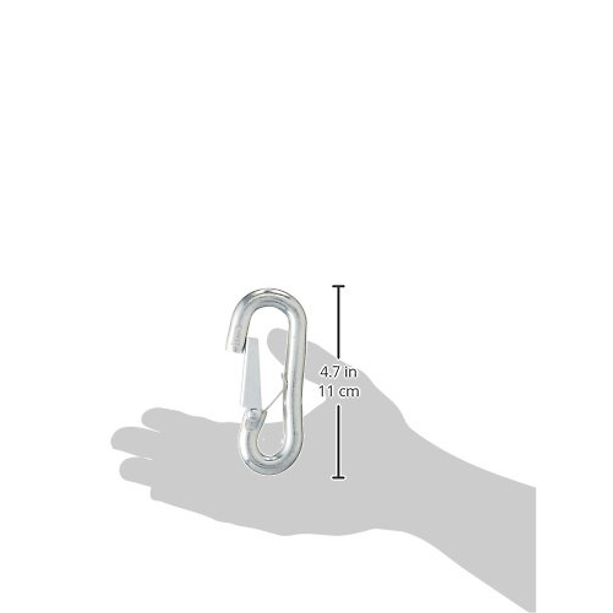 CURT 81271 Snap Hook Trailer Safety Chain Hook Carabiner Clip, 7/16-Inch Diameter, 5,000 lbs