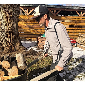 Shoulder Dolly SteadyLifter-Light Weight Harness To Assist In Lifting, Stabilizing, Moving Heavy Loads With Your Wheelbarrow-Make Maneuvering Heavy, Awkward Wheelbarrow Loads Easier And More Efficient