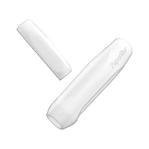 PaperLike Pencil Grips for Apple Pencil 1st & 2nd Generation - Set of 2 - Comfort & Precision (Transparent)