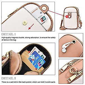 CROJUYI Small Crossbody Bags Shoulder Bag for Women Ladies Cell Phone Wallet Purse and Handbag