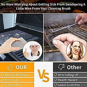 Heavy Duty Grill Cleaning Brick/Grill Stone Cleaning Block/Reusable Pumice Stone Cleaner Tool Cleans Flat Top Grills or Griddles Effectively