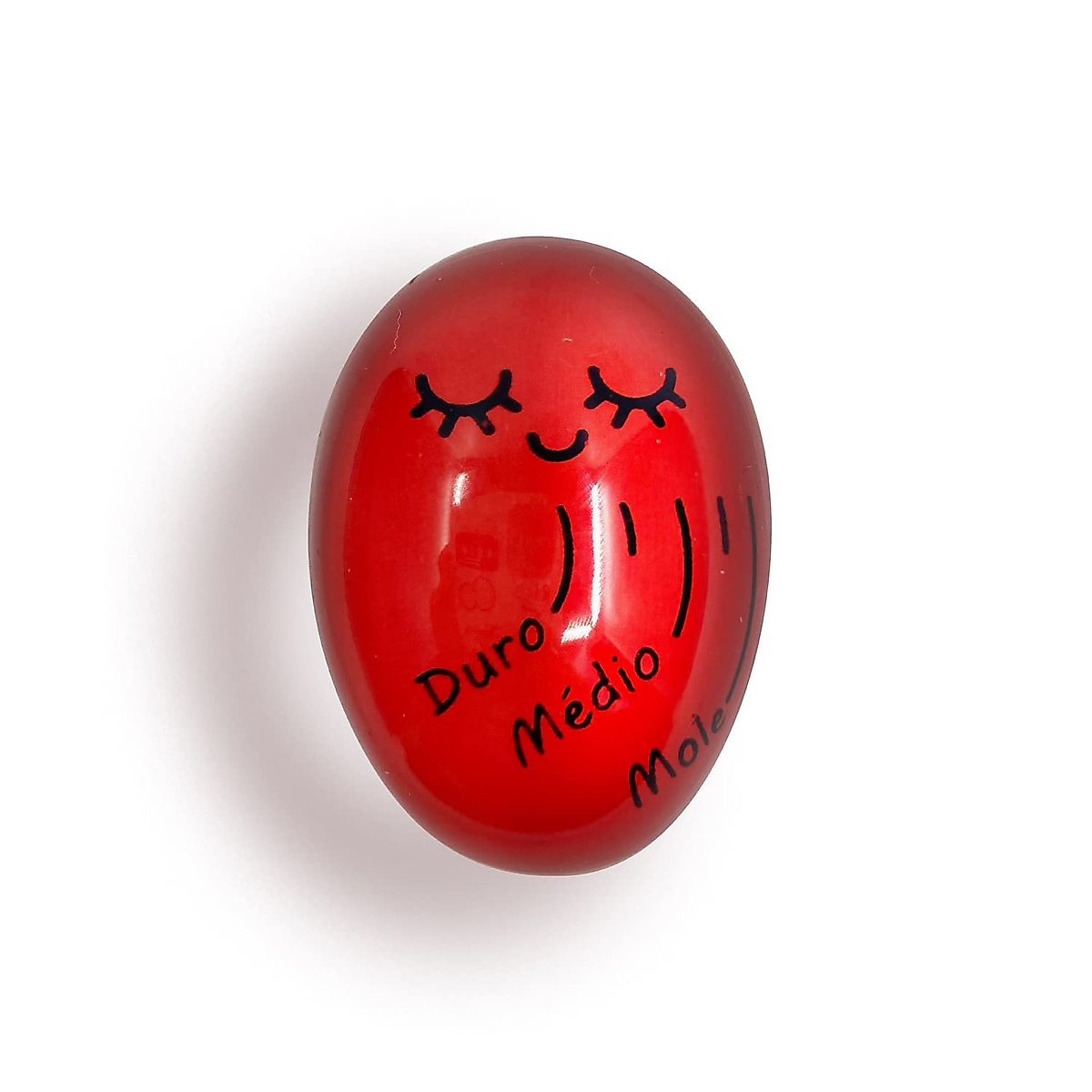 Boiled Egg Timer, Heat Sensitive Hard, Medium, Soft Boiled Color Changing Reusable Safe, Durable (red)