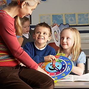 Morgan's Direct Early Learning Education Clock Moveable Hands Smiley Face Magnetic. - Easy to use and to learn for young children as well as durable and portable.