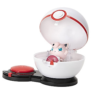 Pokémon Game with Squirtle and Jigglypuff - 2 Surprise Balls - 6 Attack Disks - Toys for Kids Fans