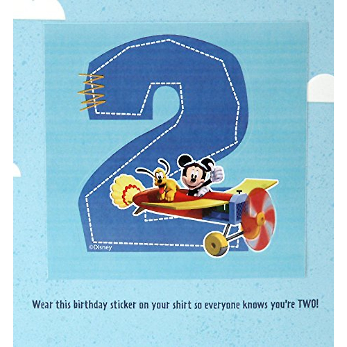 Hallmark 2nd Birthday Card (Disney Mickey Mouse)