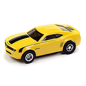 Auto World Xtraction 2010 Chevrolet Camaro (Yellow) HO Scale Slot Car