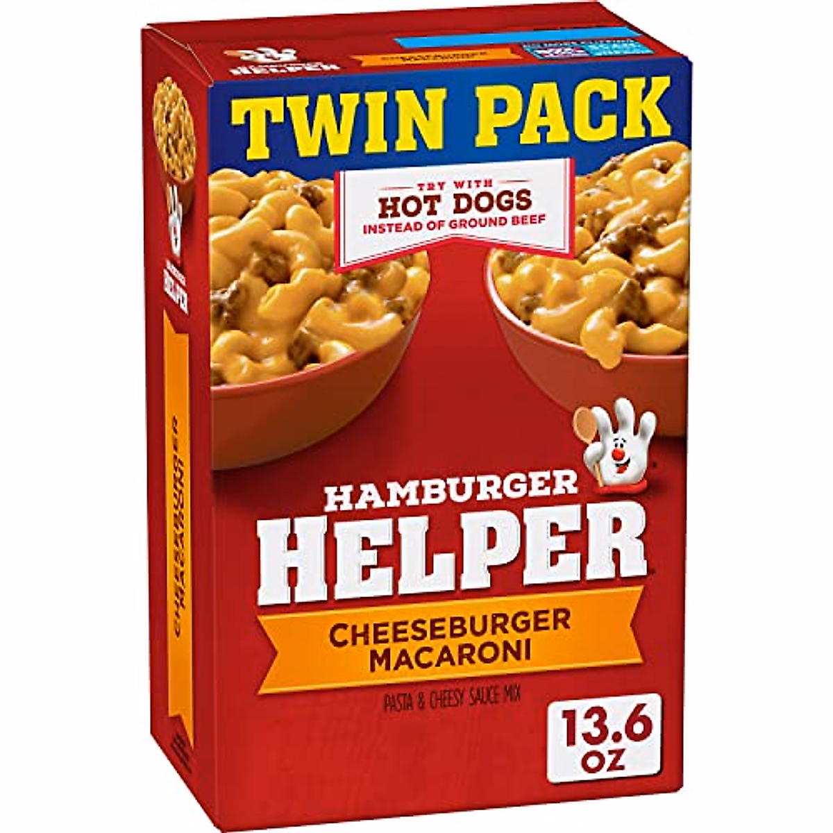 Hamburger Helper Cheeseburger Macaroni Twin Pack, 13.6 Oz