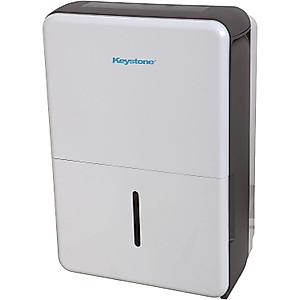 Keystone 50 Pint Dehumidifier Electronic Controls, White (KSTAD504E)