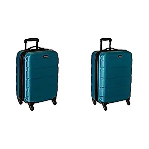 Samsonite Omni PC Hardside Spinner Set (20"/24"), Caribbean Blue