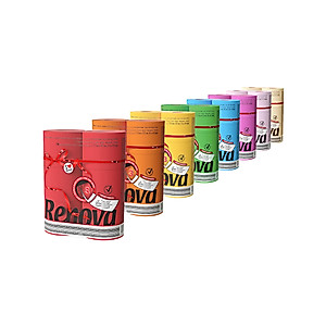 Renova Luxury Scented Colored Toilet Paper 6 Jumbo Rolls 3-Ply-180 Sheets Red, 1 Count (Pack of 1) (renmaxirtp6)