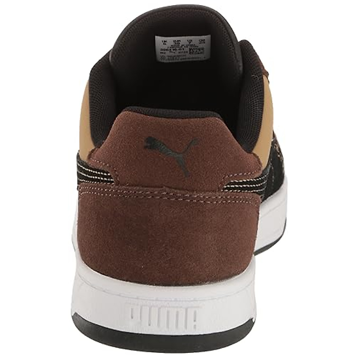 PUMA Men's CAVEN 2.0 BUCK SUEDE Sneaker, Totally Taupe-PUMA Black-Chestnut Brown, 13