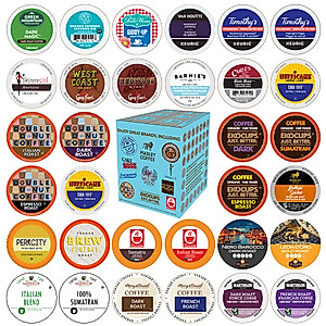 Custom Variety Pack Coffee Pod Variety Pack, Dark Roast and Bold Flavors, Single Serve Cups for Keurig K-Cup Machines - Robust Assortment with No Duplicates, 30 Count - Great Coffee Gift