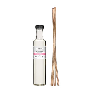LAFCO New York Reed Diffuser Refill, Duchess Peony - 8.4 oz - Up to 4-Month Fragrance Life - Includes Natural Wood Reeds - Free of Dyes & Propellants - Made in the USA