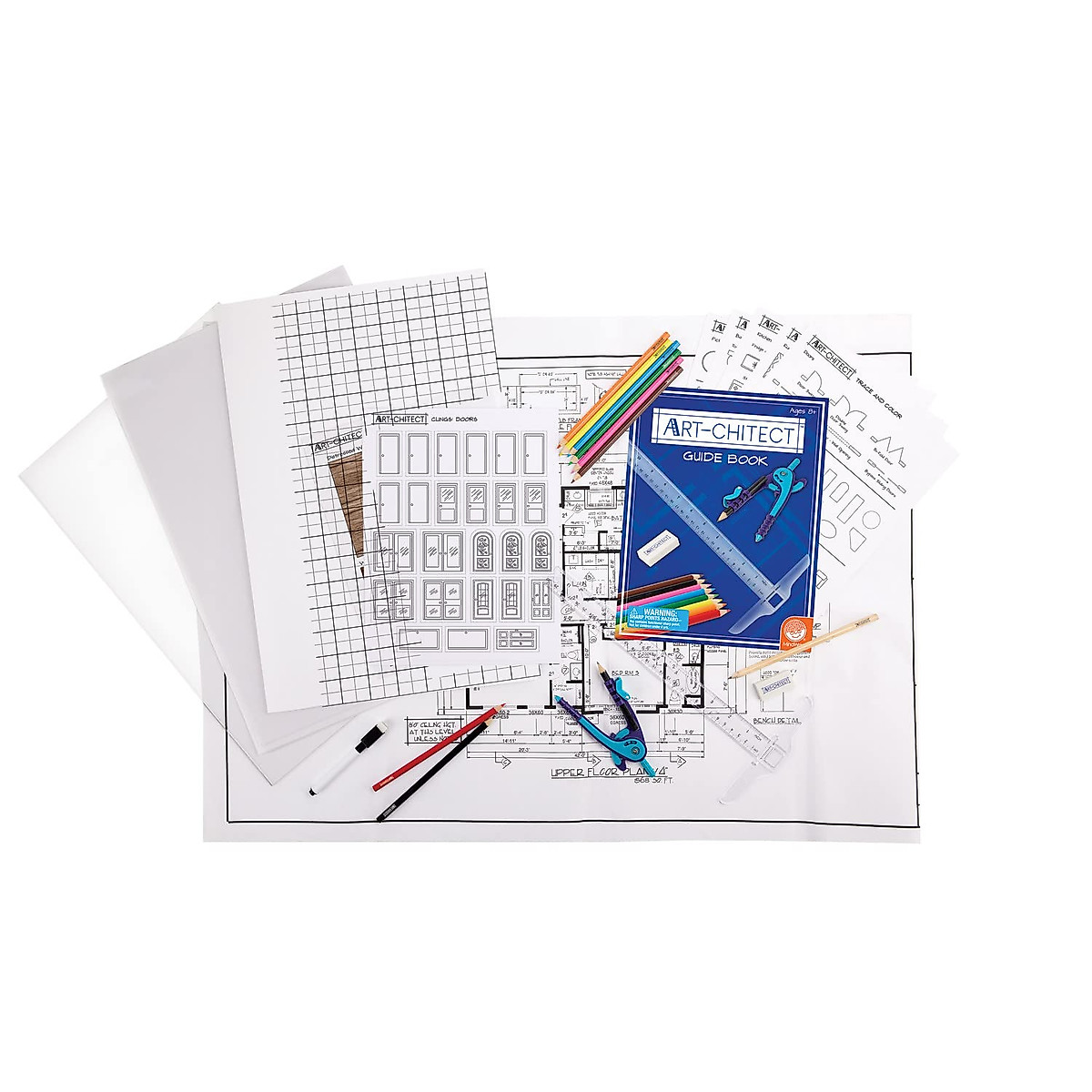 MindWare Art-chitect Home Model Building for Kids – 3D Architectural Design Kit for Kids Ages 8 and Up – Learn The Basics of Architecture As You Design Start to Finish