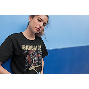 American Classics Iron-Blooded Orphans Mobile Suit Gundam Barbatos Anime Japanese Men's Short Sleeve Graphic T-Shirt - Adult Large, Black