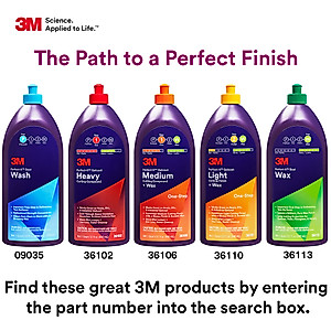 3M Perfect-It Boat Wax, 36112, 1 Pint, Contains Carnauba Wax, Protects against Weather and Oxidation, For Boats and RVs