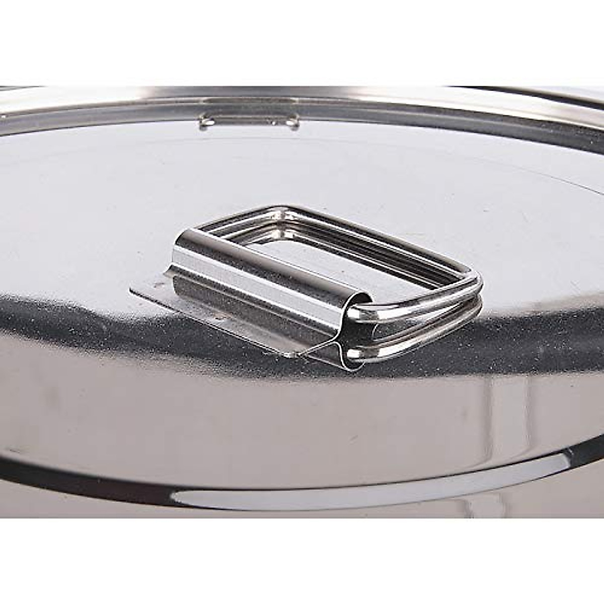 Lidhujnk Stainless Steel Airtight Canister for Kitchen, 6L Milk Wine Container Cereal Rice Bucket Grain Storage Canister 304 Stainless Food Bean Flour Oil Sugar Milk Cookie Storager