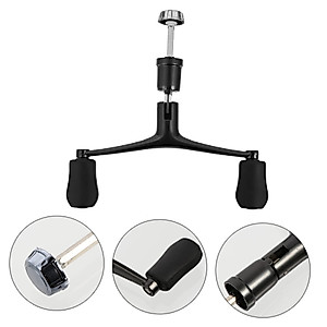 Sosoport 1pc Double Rocker Arm Swivel Rocker Fishing Boat Accessories Rotary Tool Accessories Fishing Rotary Knob Fishing Reel Knob Fishing Handle Arm Grip Reels Fishing Rod Parts Lengthen