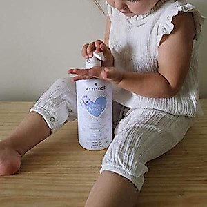 ATTITUDE Body Lotion for Baby, EWG Verified, Plant- and Mineral-Based Ingredients, Vegan and Cruelty-free Personal Care Products, Almond Milk, 16 Fl Oz