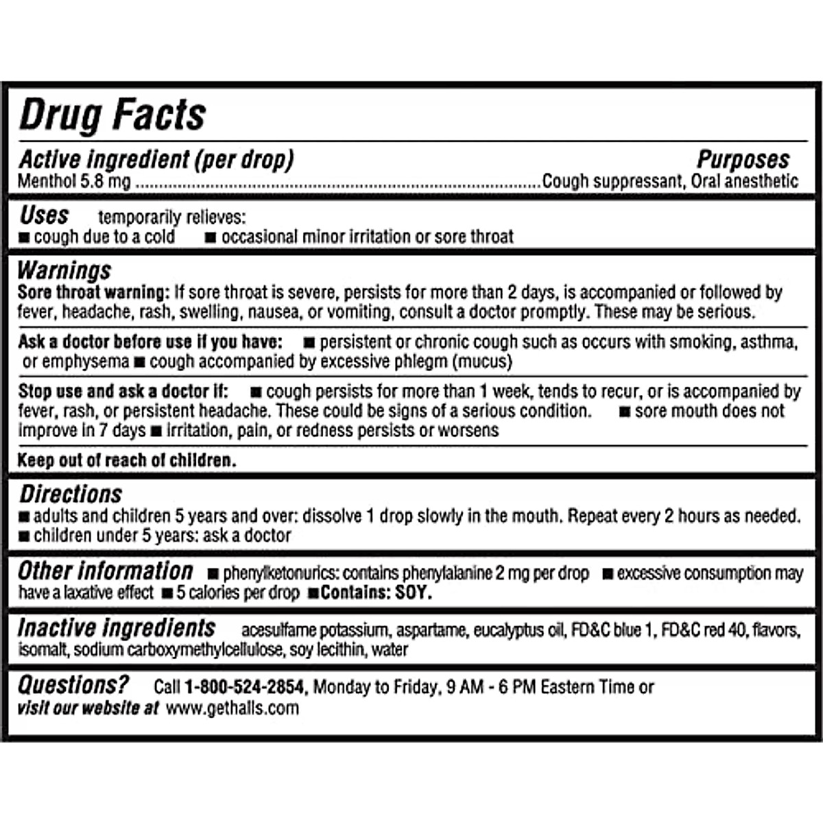 HALLS Relief Mountain Menthol Sugar Free Cough Drops, Economy Pack, 70 Drops