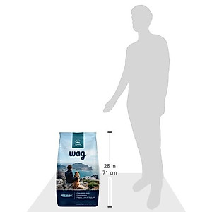 Amazon Brand - Wag High Protein Dry Dog Food Salmon & Lentil Recipe, Grain Free (30 lb. Bag)