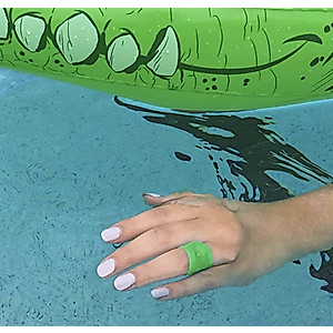 CareRing Cover Silicone Ring Protector for Women's Rings (Yellow Multicolor, 9)