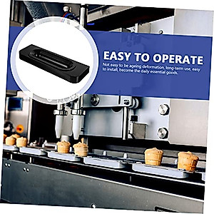 FUNOMOCYA Ice Cream Machine Accessories Ice Cream Accessories Receiving Plastic Large Black