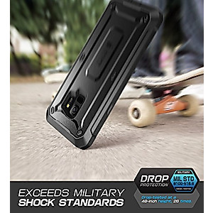 SUPCASE Unicorn Beetle Pro Rugged Case for Galaxy S9 with Screen Protector - Black