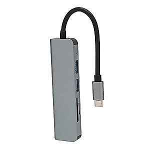 USB C Hub, 5 in 1 Multi Port Docking Station, 5Gbps USB C Multiport Adapter with USB SD TF Port, Fast Heat Dissipation, Compatible with PC Laptop Printer USB Flash Drive